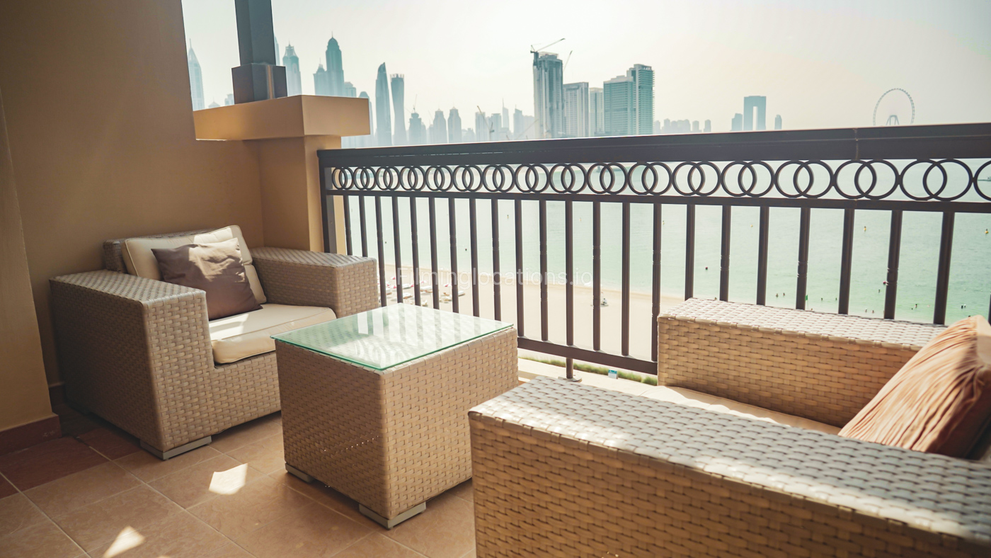 Beautiful Terrace with Dubai Eye View | Filming Locations