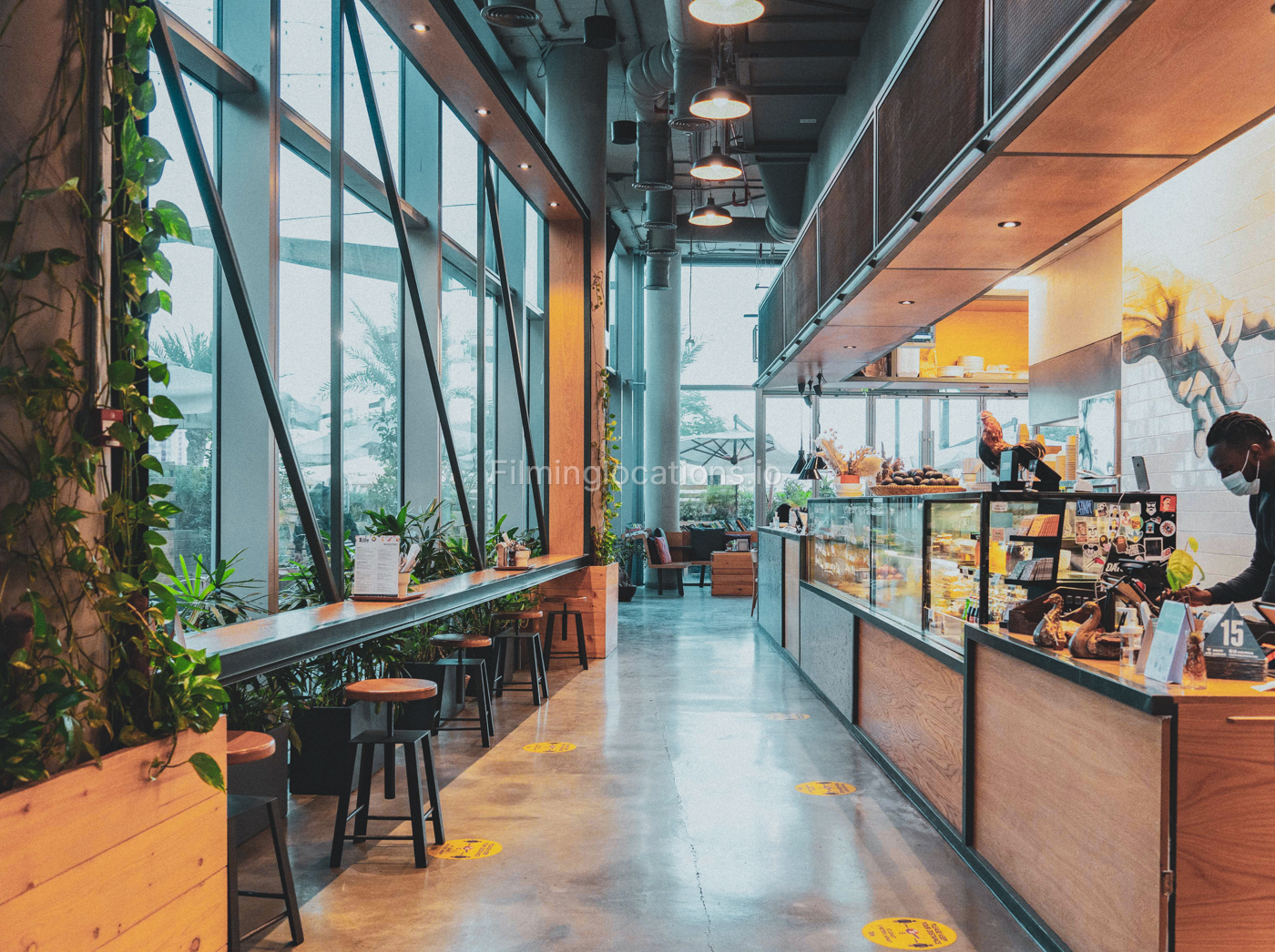 Light & Spacious Casual Dining Cafe | Filming Locations