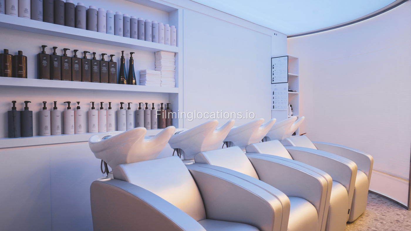 Retro - Futuristic Salon in Galactic Color | Filming Locations