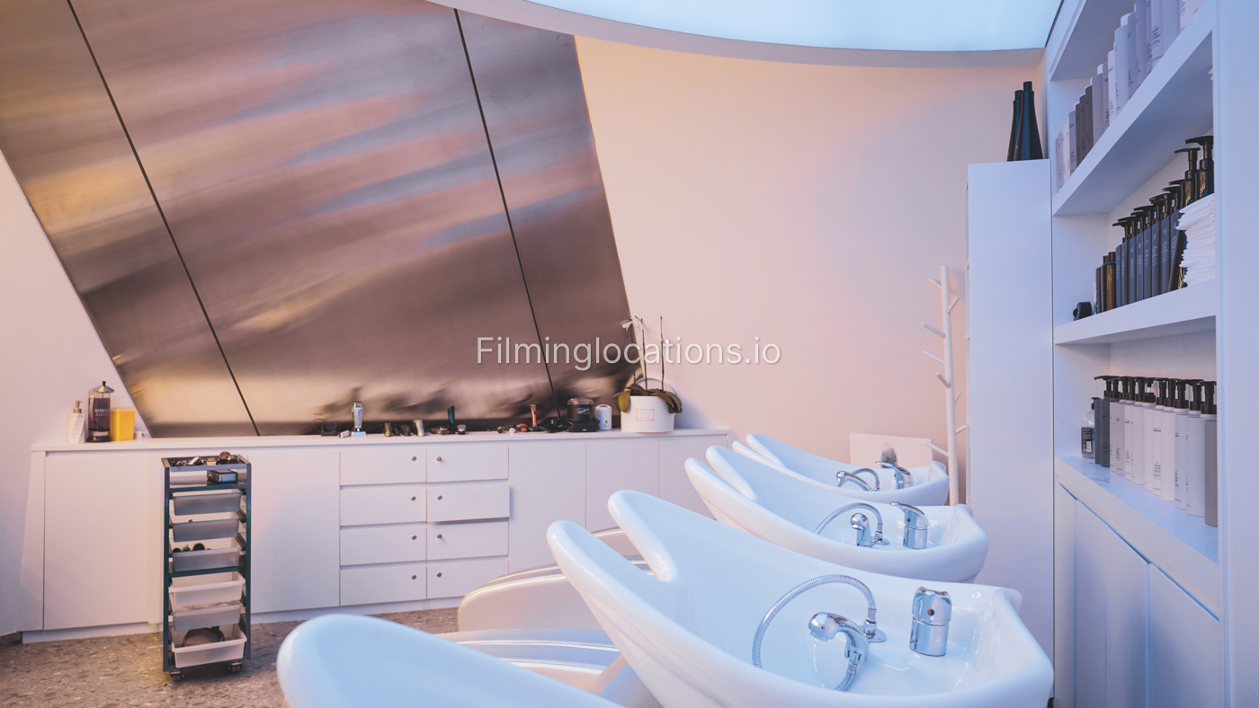 Retro - Futuristic Salon in Galactic Color | Filming Locations