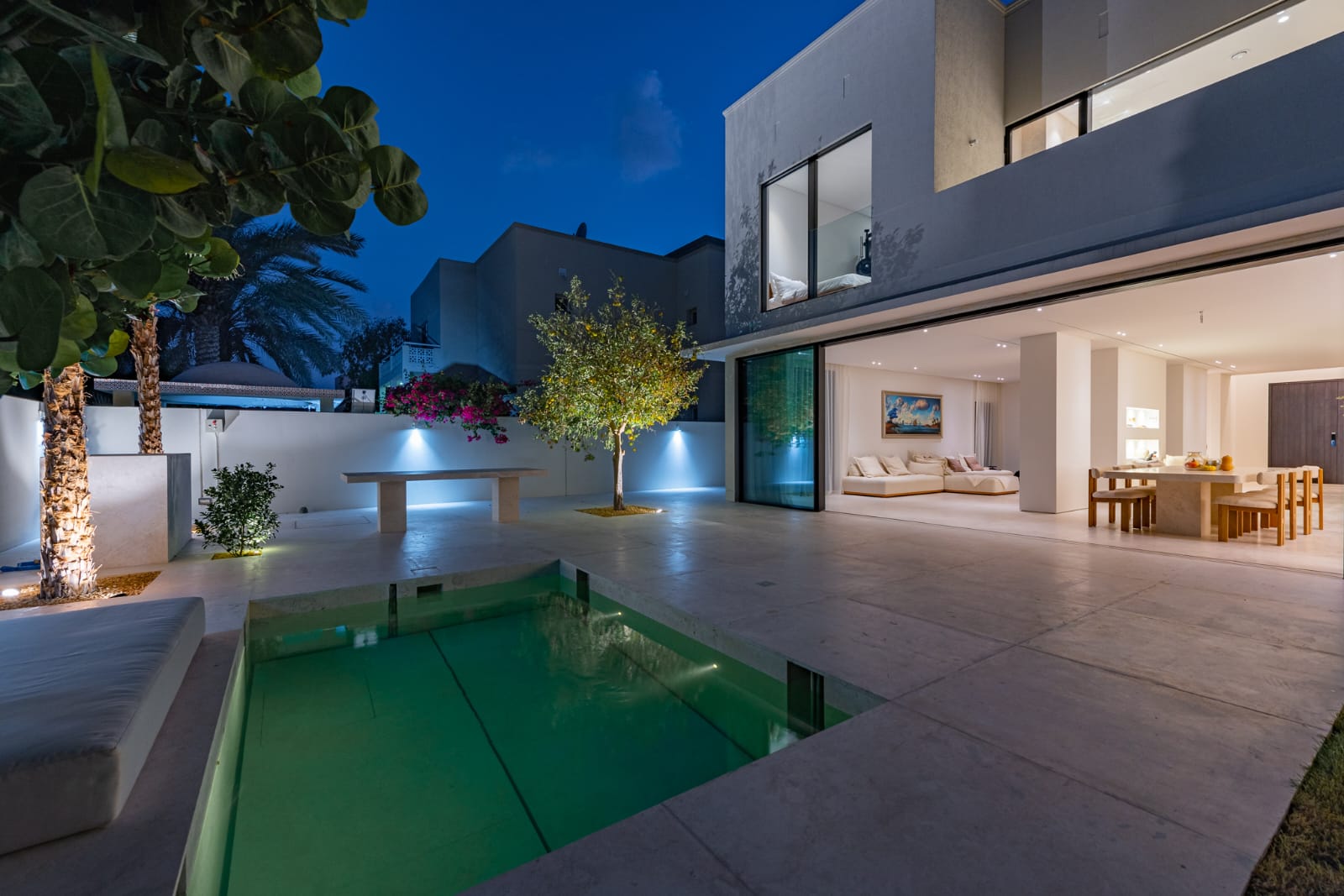 Contemporary Luxury Villa with Outdoor Patio in The Meadows | Filming ...