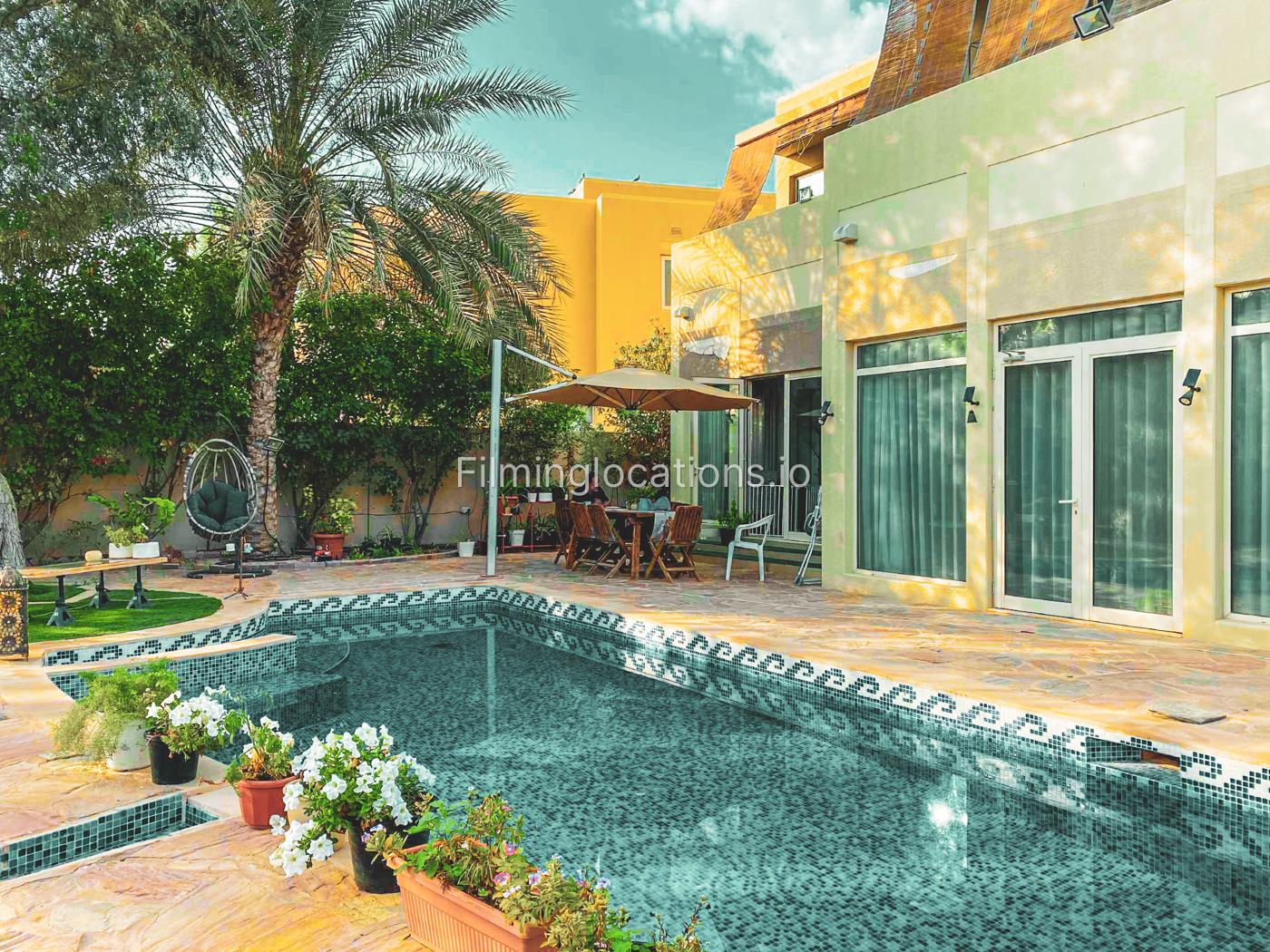 Glorious Villa with swimming pool in Arabian Ranches | Filming Locations