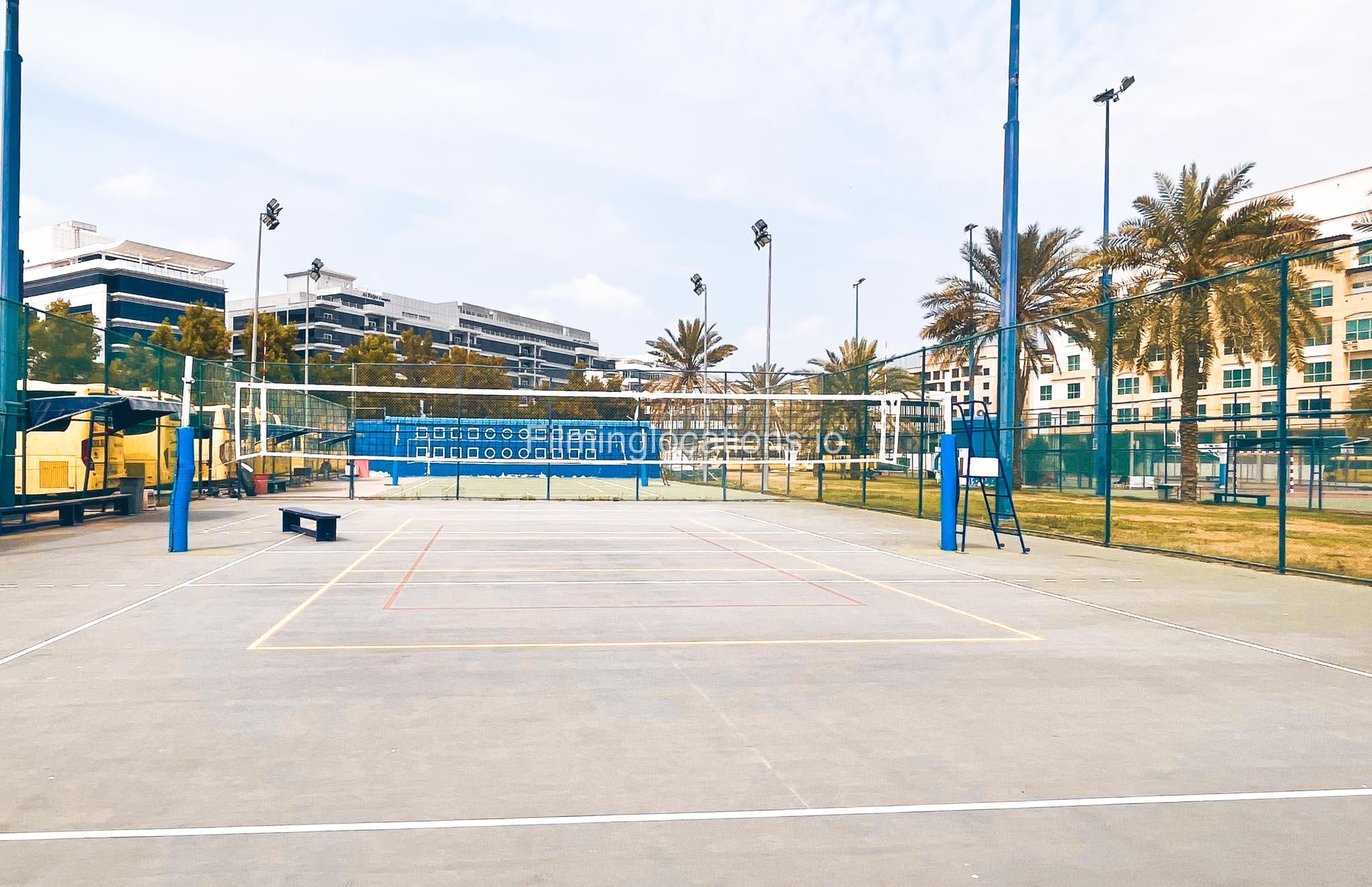 Vast Volleyball Court Nearby Karama and Dubai Frame | Filming Locations